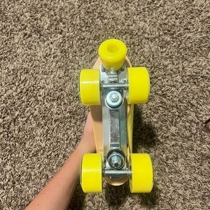 C7 | Shoes | New Bright Yellow Leather Roller Skates | Poshmark